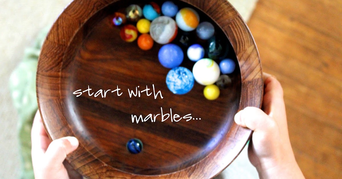 a happy wanderer: exploring with marbles...