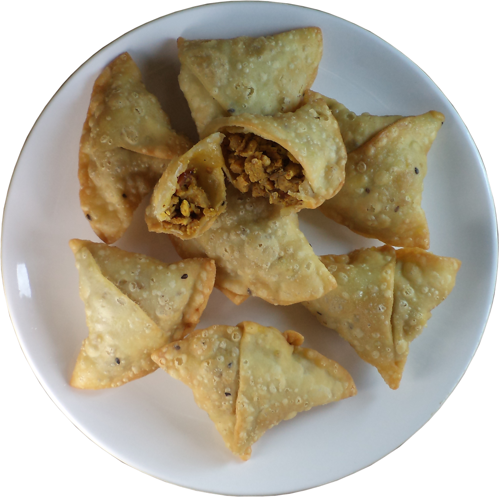 Mouthwatering Food Recipes: 274) WILD MUSHROOM SAMOSAS