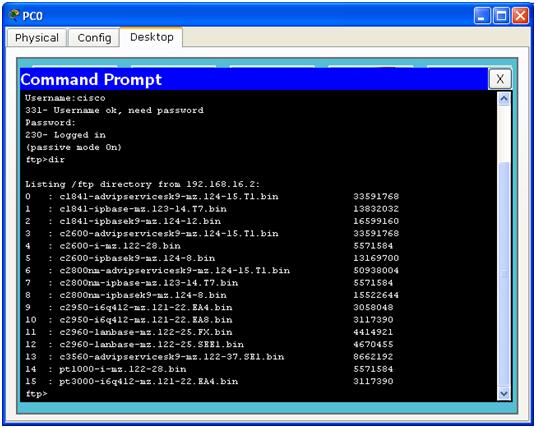 ScubBlog: Simulasi FTP connection Dengan Packet Tracert