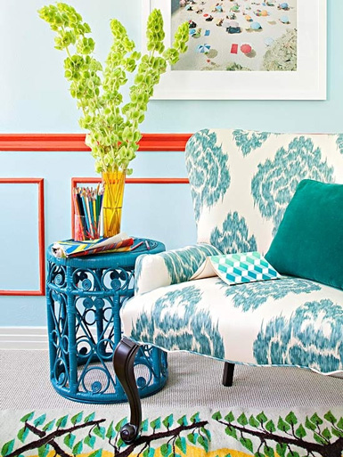 belle maison: Inspiration Snapshot: Colorful Corner