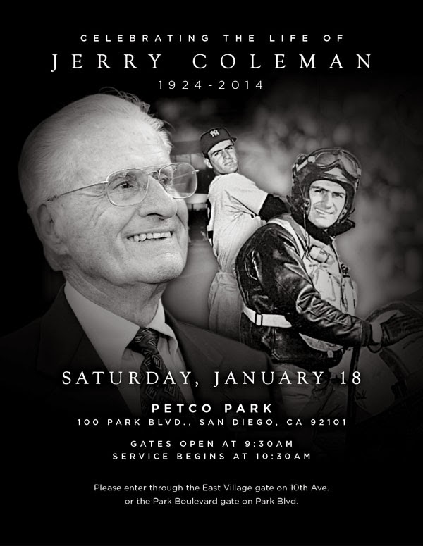 ANDY MASUR THE BLOG: Time to Celebrate the many lives of Jerry Coleman...