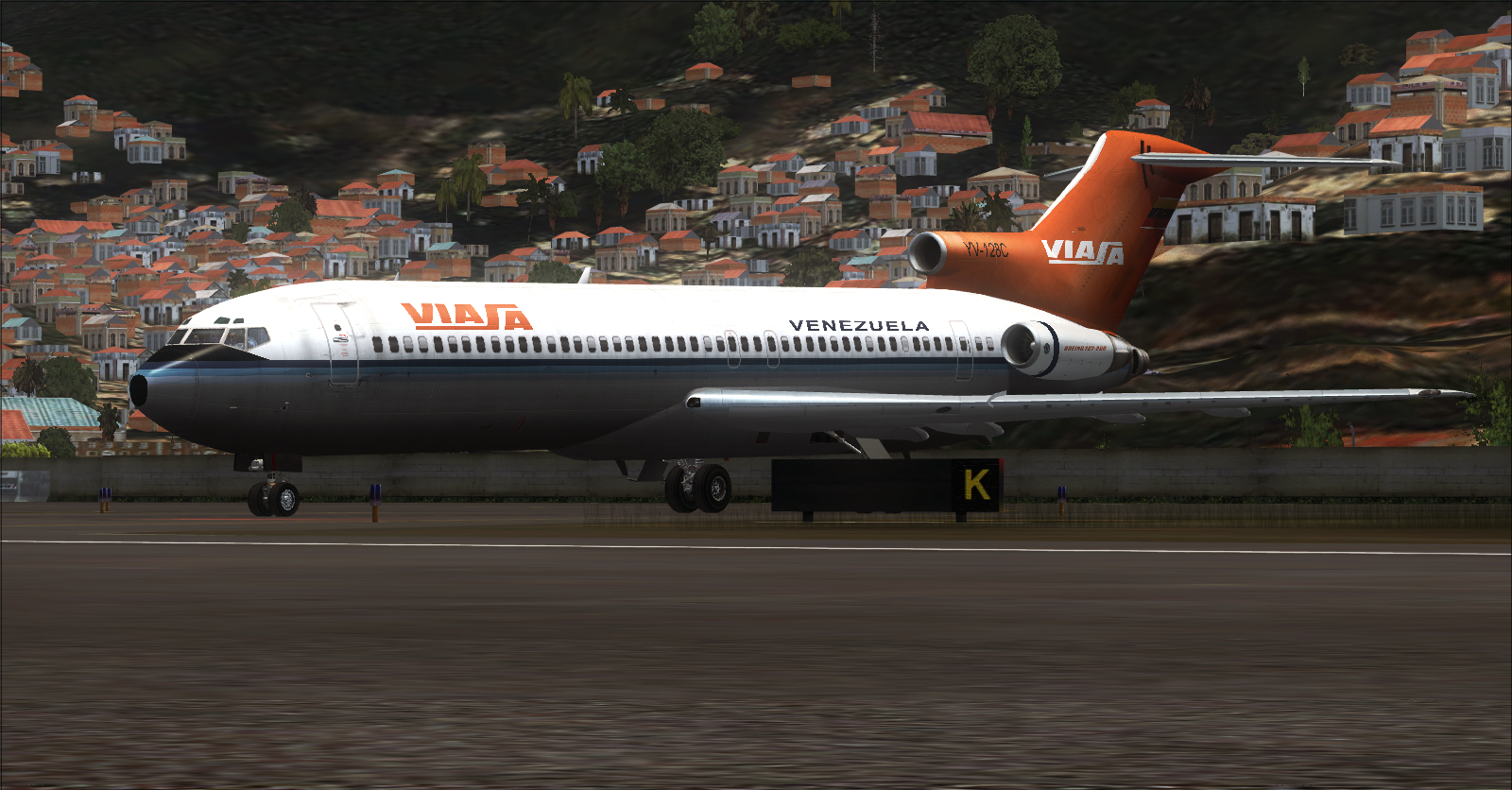 [FS2004/FSX/P3D] TDS Boeing 727-200 VIASA YV-128C - Avensa YV-96C Base Pack