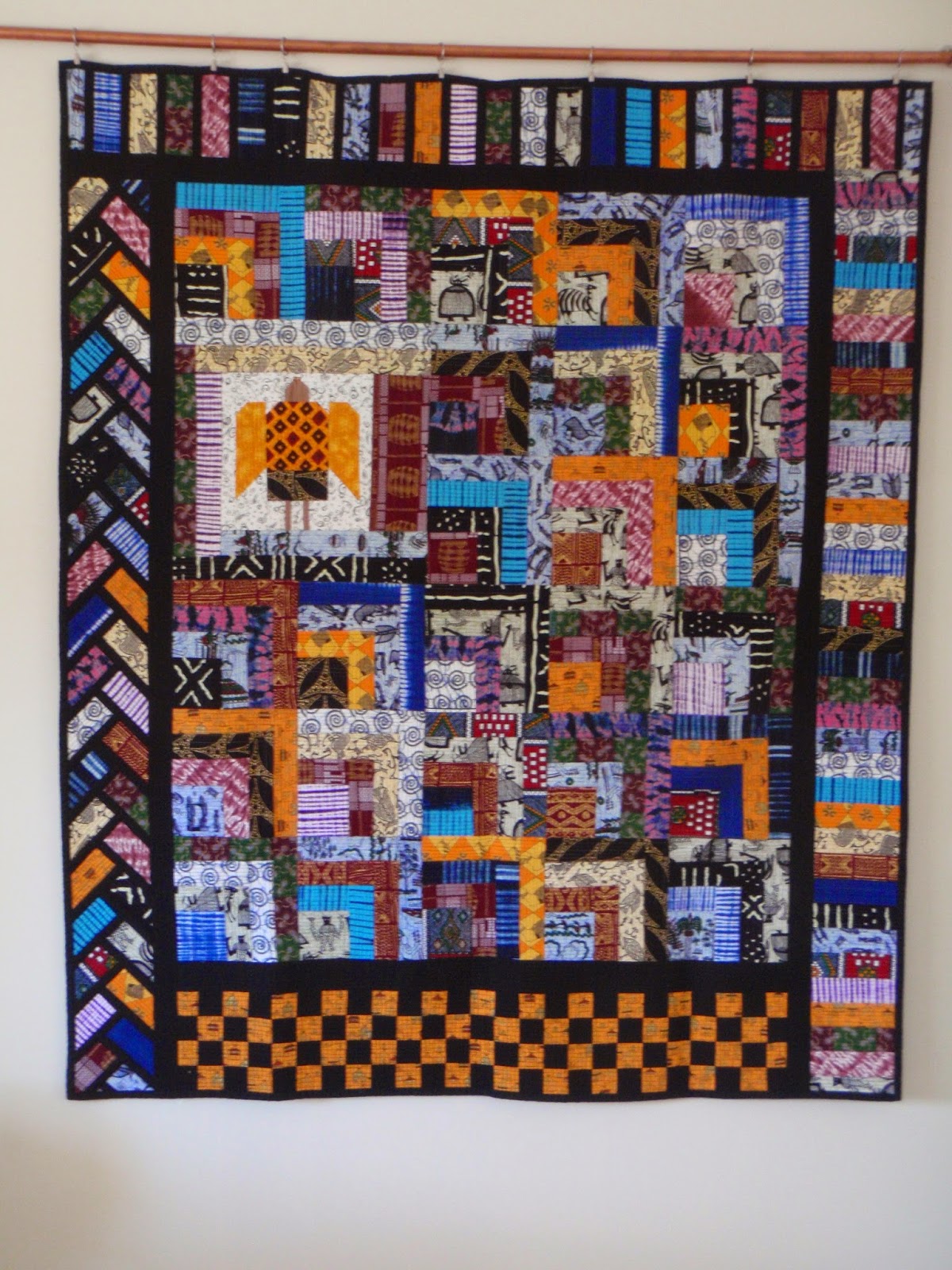 patty "The quilt lady": Braided border tutorial