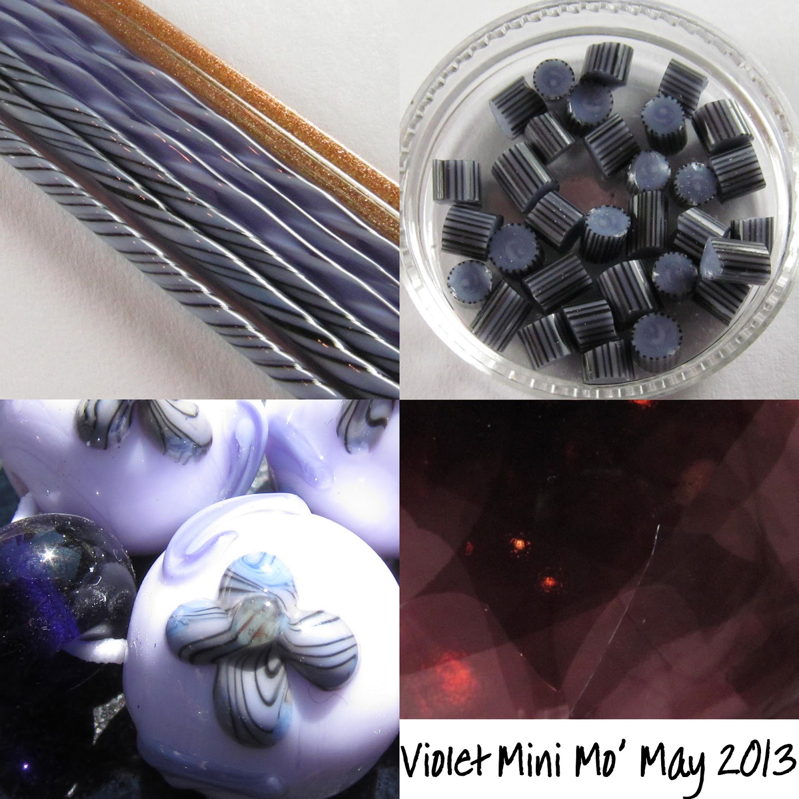 Jolene Beads: Mini Mo' May 2013 - Violet and Lilypad