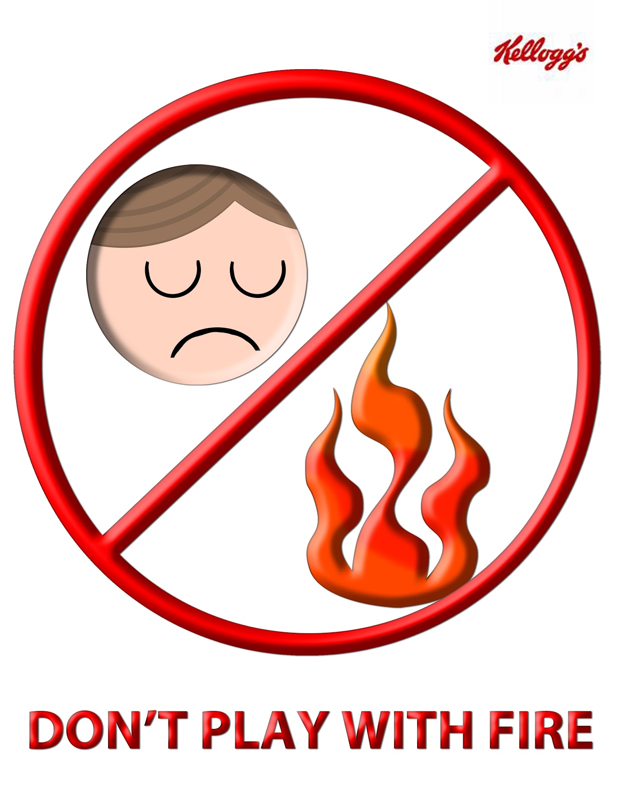 Vector Match With Flame Of Fire Not Allowed Color Match In Red Warning ...