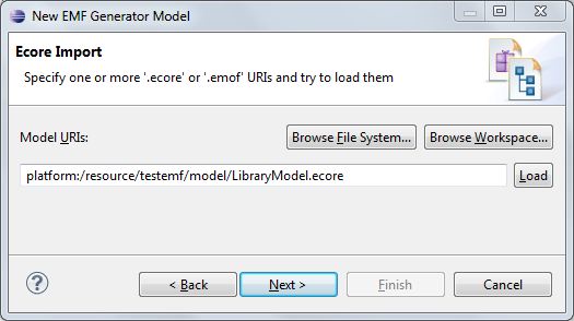 Practical Software: First Eclipse Modeling Framework (EMF) example - 2