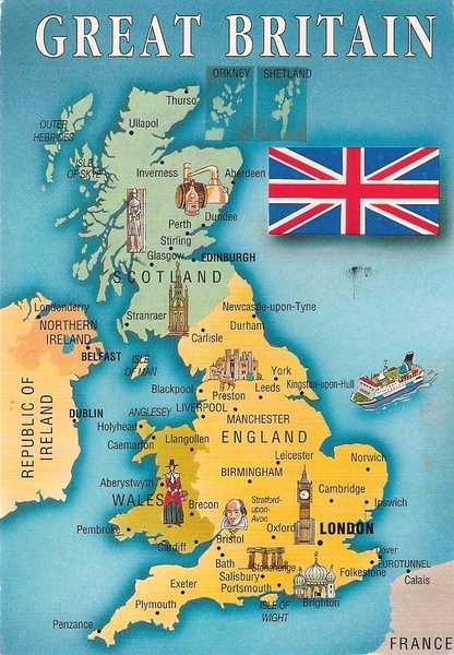 One postcard, One world: Postcard from U.K.