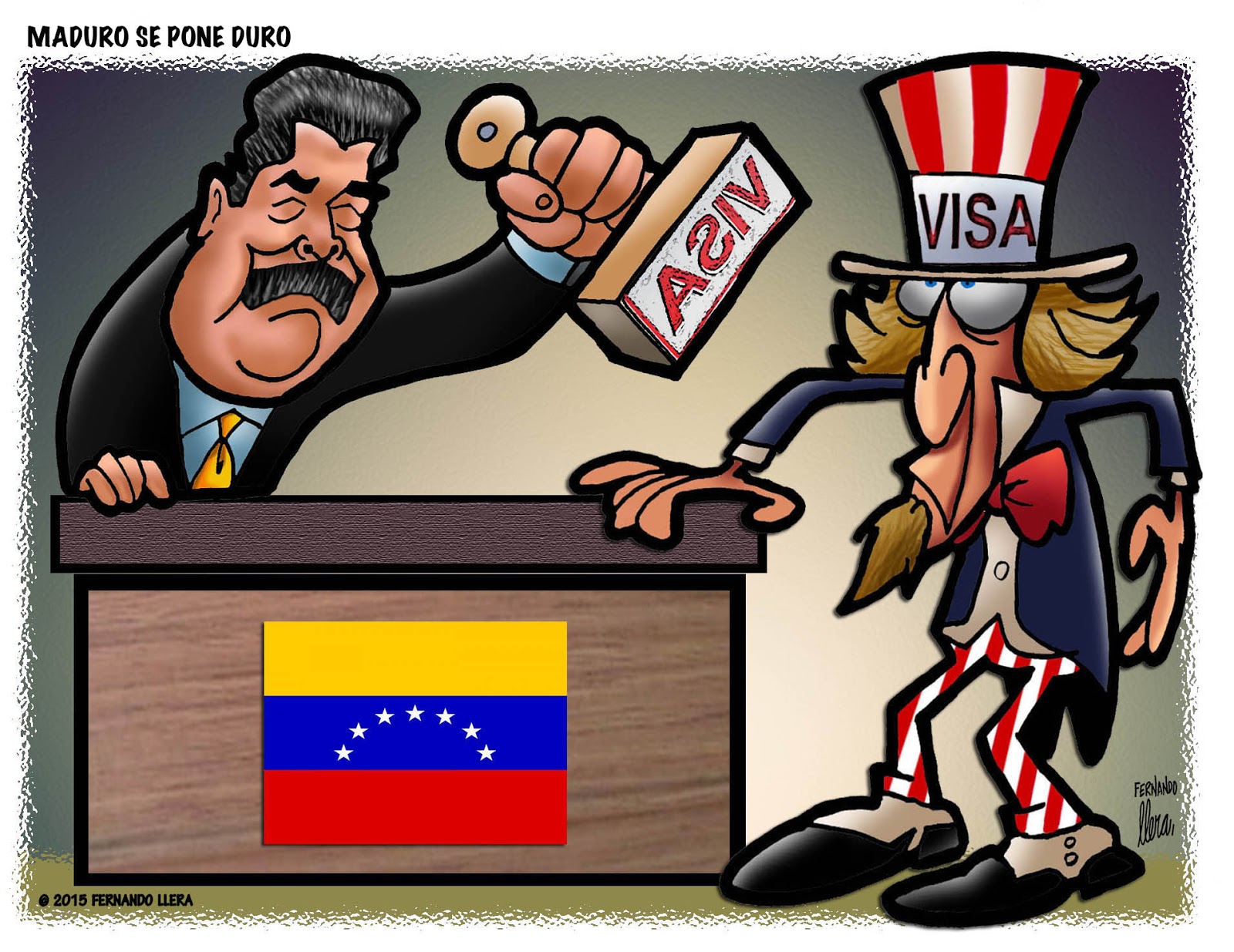 Fernando Llera Blog Cartoons: Venezuela to limit US diplomats, will ...