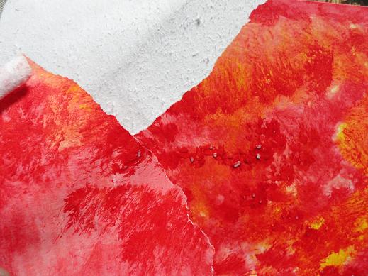 Angelia's Art Journals: Tuesday Tips and Techniques: Peel Your Paper!