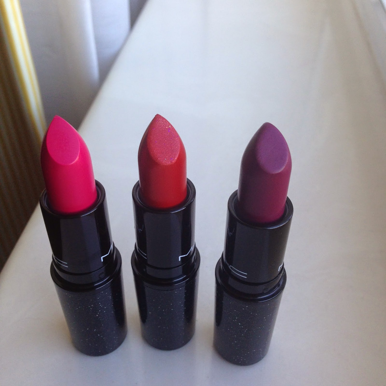 MAC Holiday 2014: Heirloom Mix Lipsticks in Rebel, Sparks of Romance ...