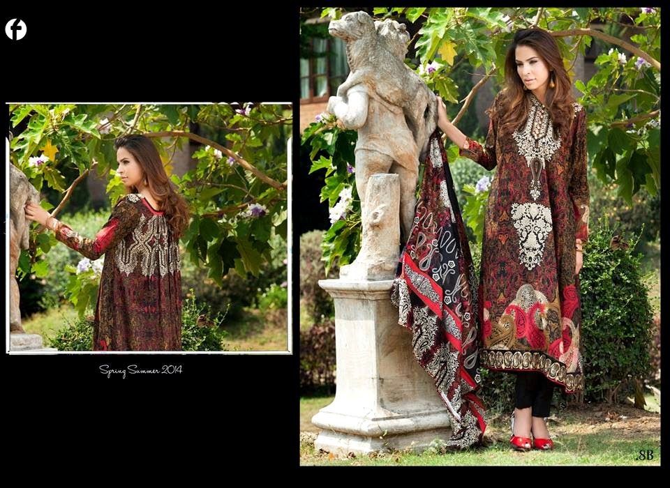 Firdous Lawn Collection 2014 | Firdous Printed Lawn Collection 2014 ...