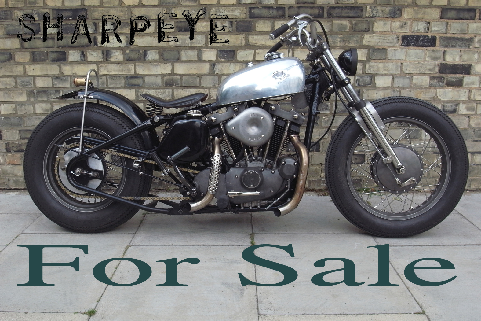 SHARPEYE STYLE: 1971 Harley XLH Ironhead Sportster.... One off custom ...