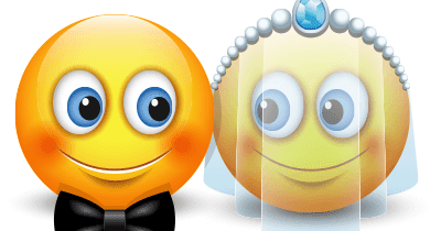 Wedded Smiley Bliss | Symbols & Emoticons