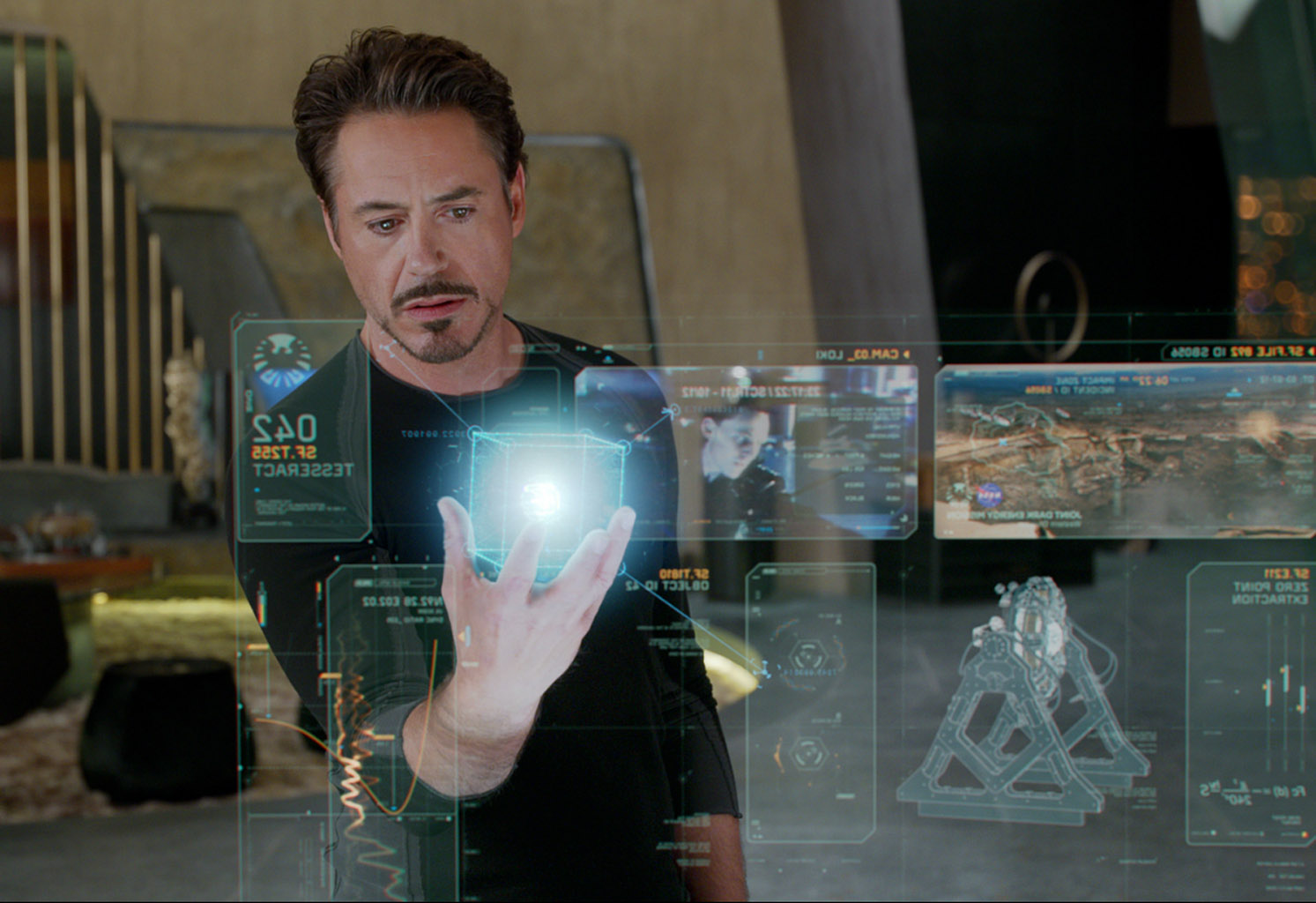 Tony Start / Iron Man - from The Avengers | Hologram technology ...