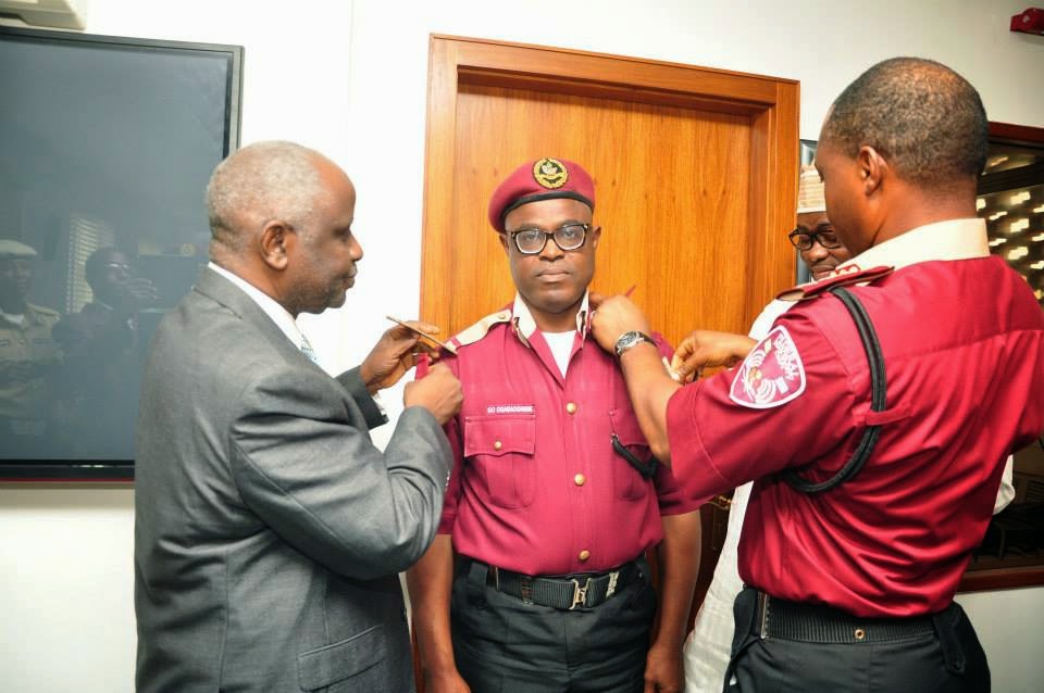 FRSC Newly Promoted Top Officers Decoration In Pictures