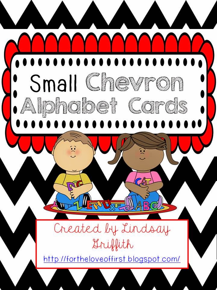 For the Love of First Grade: FREEBIE Friday {Chevron Decorations}