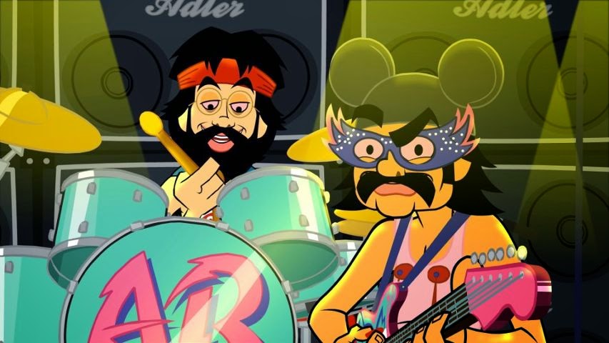 WELCOME TO HELL ~ by Glenn Walker: Cheech & Chong's Animated Movie!