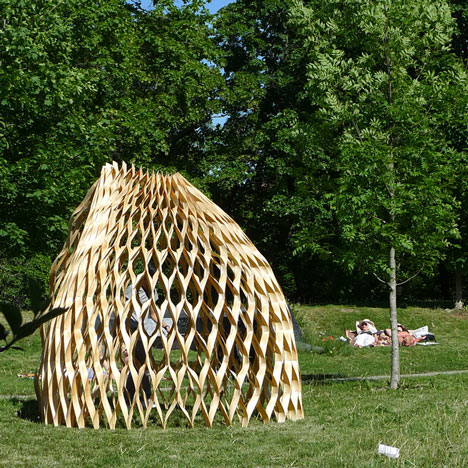 parametric generative design: Wood Pavillion by Wing Yi Hui and Lap ...