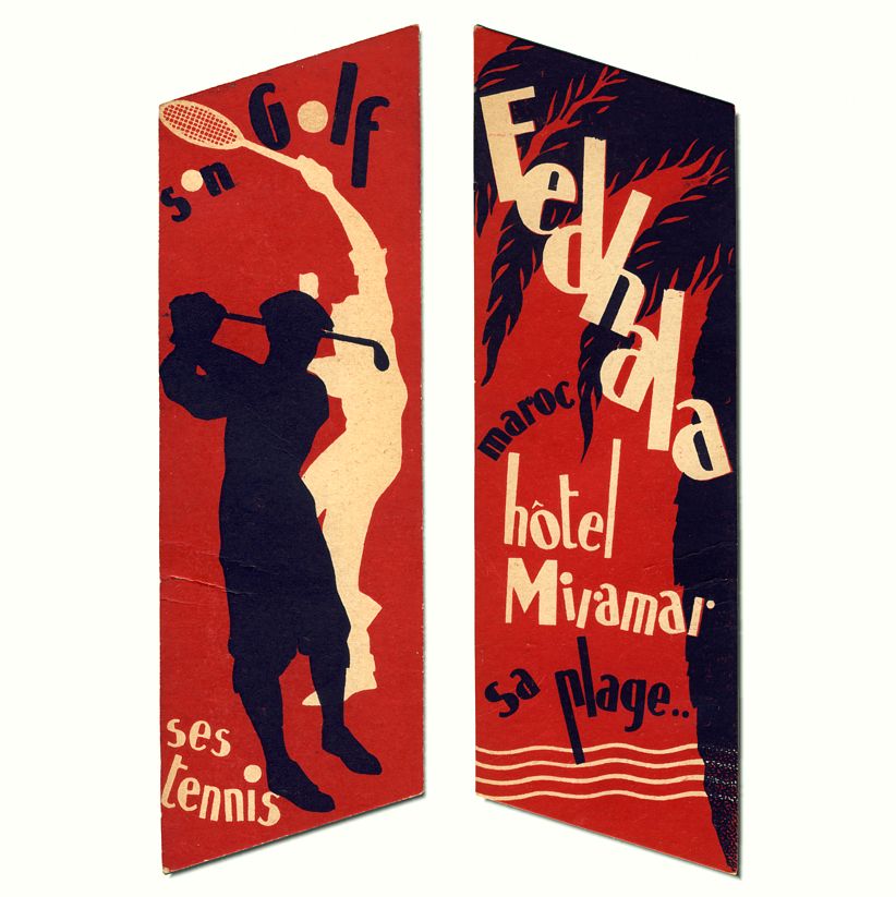 Mirage Bookmark: Hotel Miramar - Fedala, Maroc - Bookmark