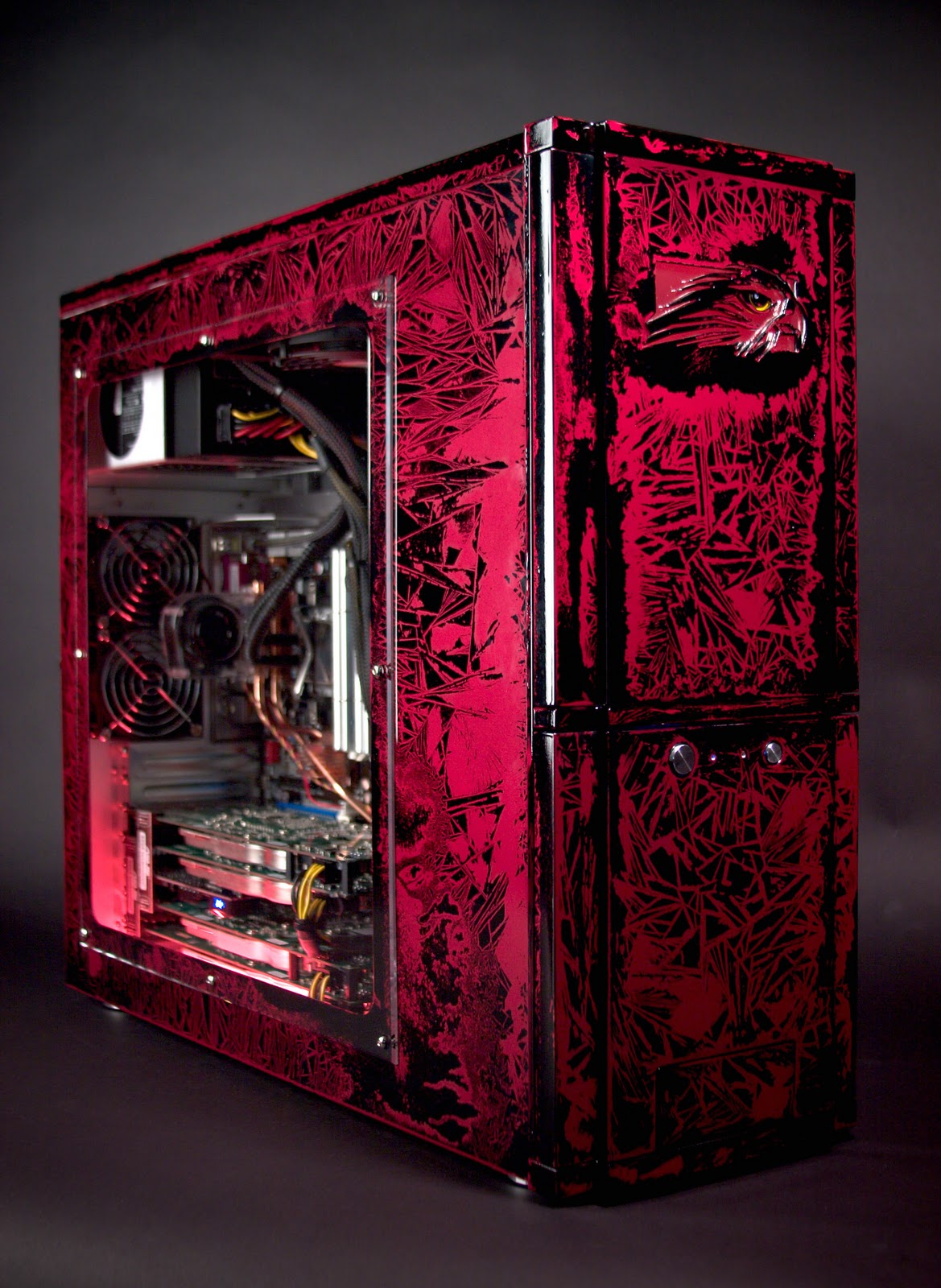 the man cave: Falcon Northwest PC