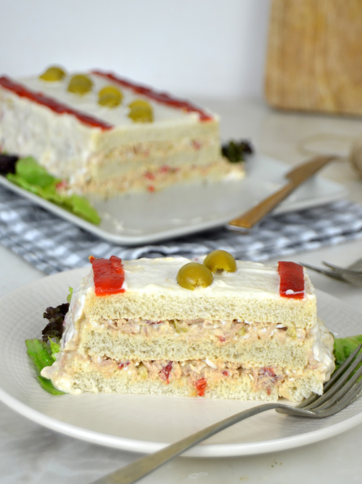 Pastel Frío De Atún Con Pan De Molde Cuuking Recetas De Cocina