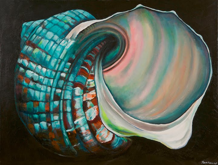 Paintings By Tracy Effinger Upton: The Jade Green Turbo