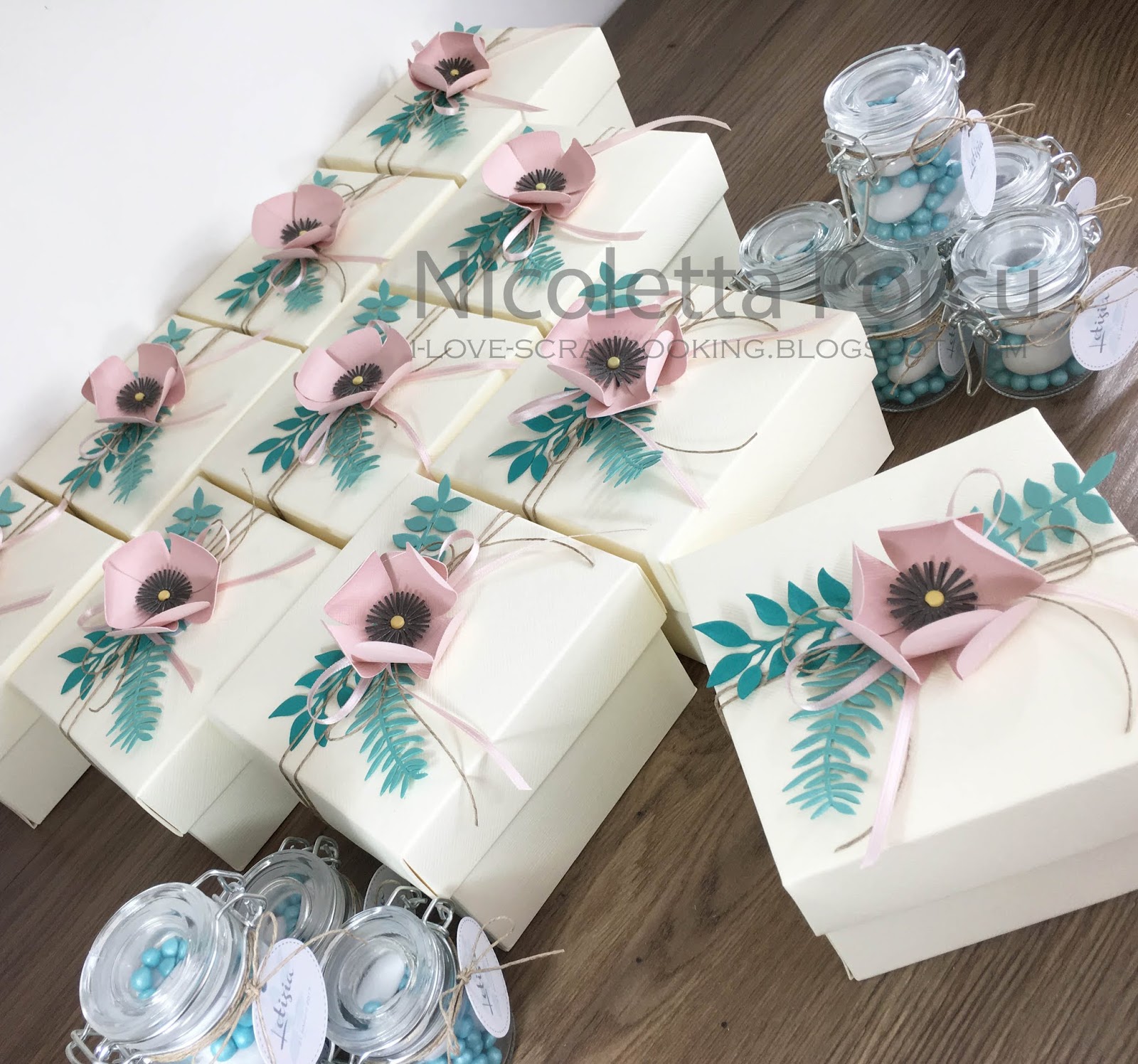 Nicoletta Porcu design: Confirmation favor boxes