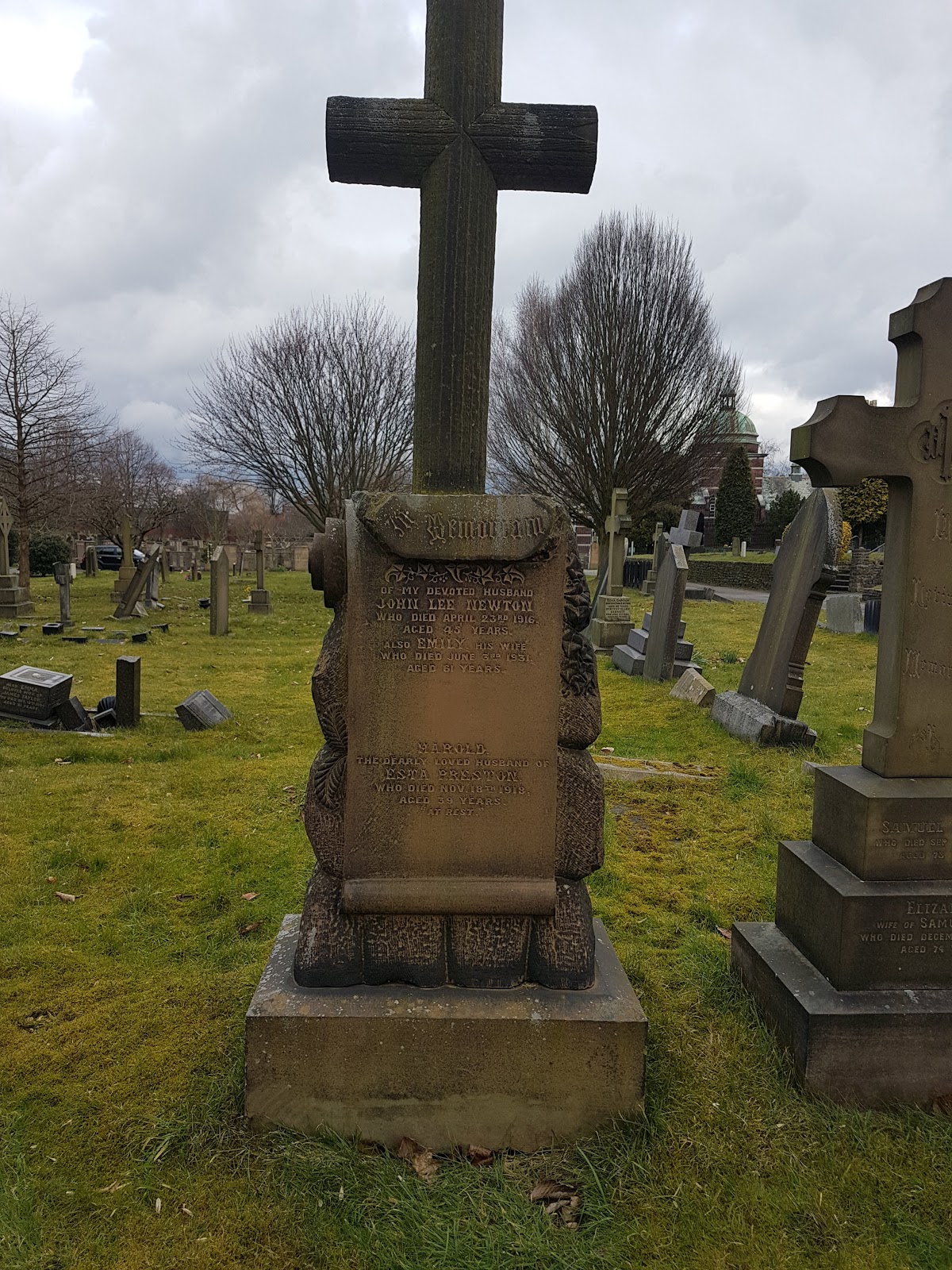 War Graves and Memorials: Stockport Cemetery and Crematorium.