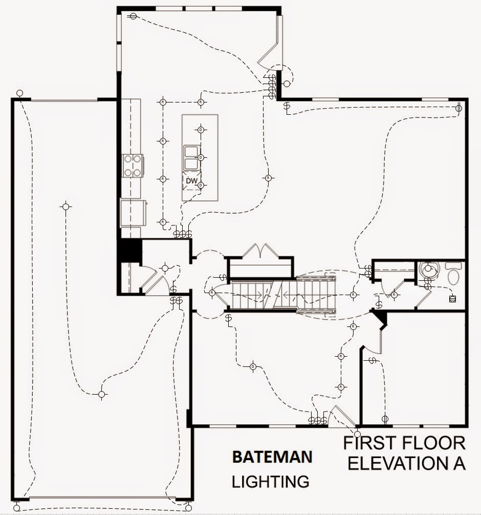 Bateman in Central New York - Building Blog: 1st Floor Lighting