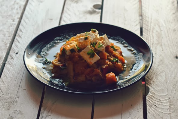 40° 22° CITY LIGHTS: γιαχνί με γλυκοπατάτες / sweet potato ragout