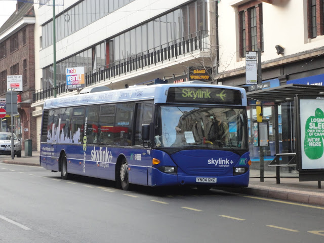 BramcoteBusBlog: New Skylink service in Nottingham