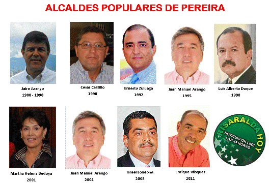 RisaraldaHoy: PRIMER ALCALDE POPULAR DE PEREIRA / Jairo Arango Gaviria ...