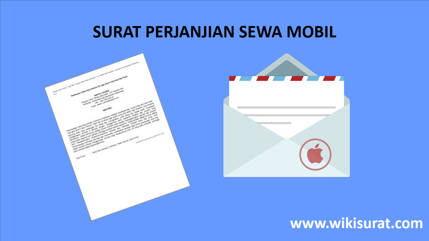 Contoh Surat Perjanjian Sewa Mobil Yang Baik dan Benar