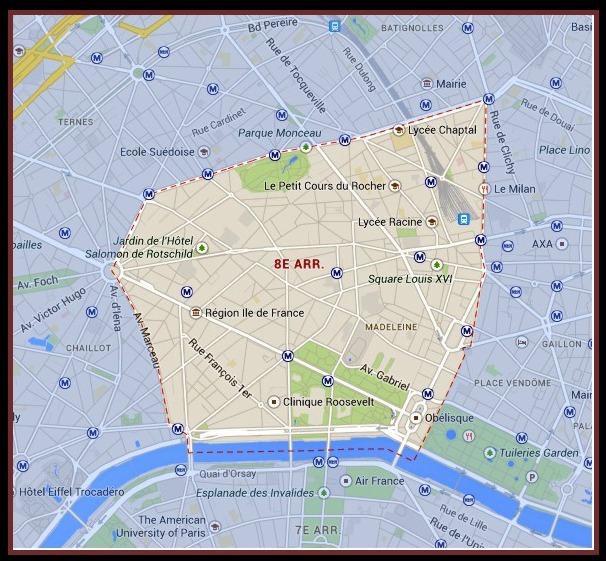 1 La aventura de vivir en Paris: 8 arrondissement D