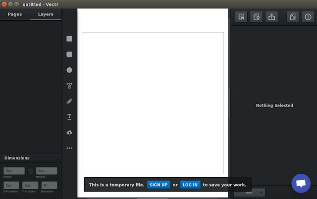 Ubuntu 17.04 その113 - ベクター画像の編集アプリVectrがSnapから利用可能に - kledgeb