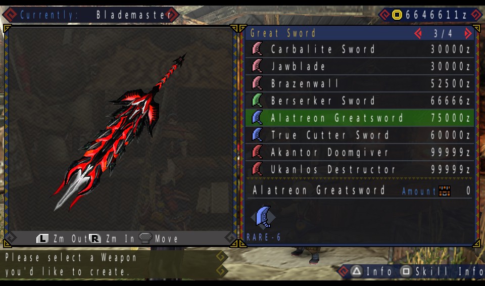 Download Mod Texture Weapon GS - Alatreon Greatsword [Stygian ...