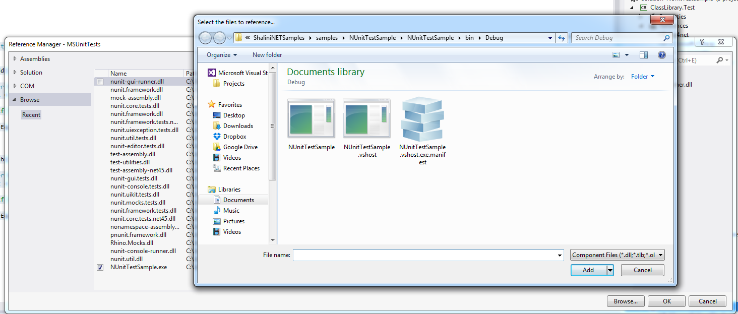 Shalini .NET Blog: MS Unit Test vs NUnit Test