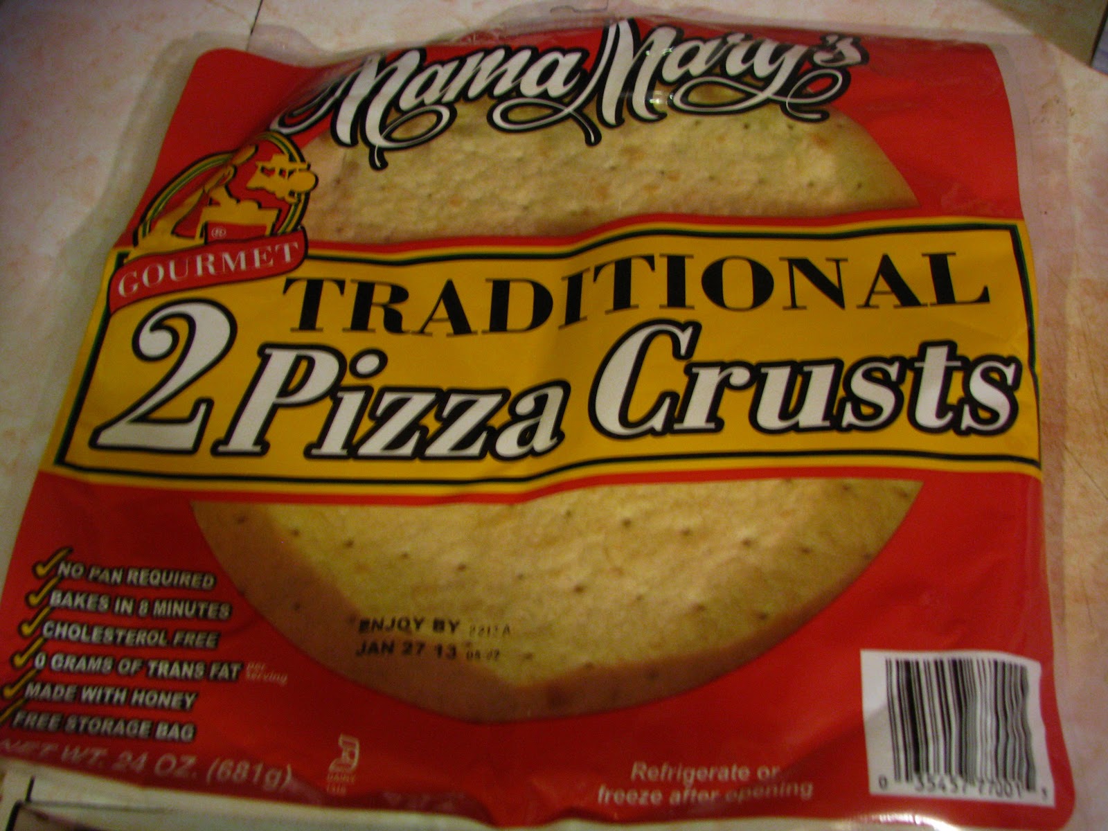 Blue Owl Review Mama Marys Pre Made Pizza Crust
