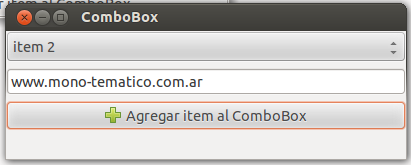 Mono-Temático: ComboBox en MonoDevelop