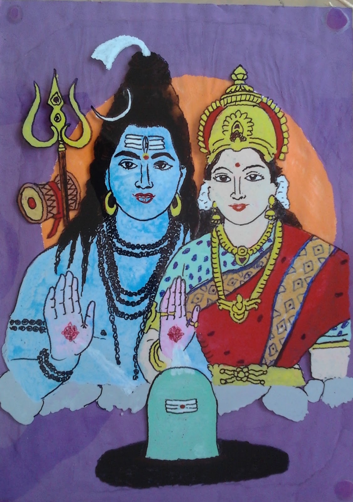 Paintings: Shiva Parvathi