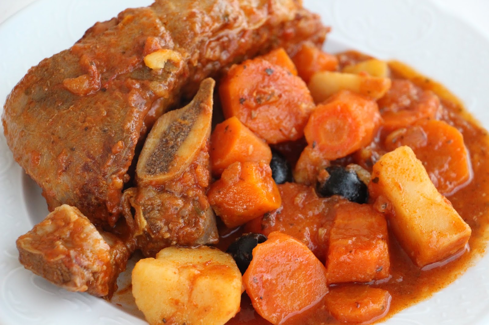 Flo en cuisine: Plat de cote en sauce