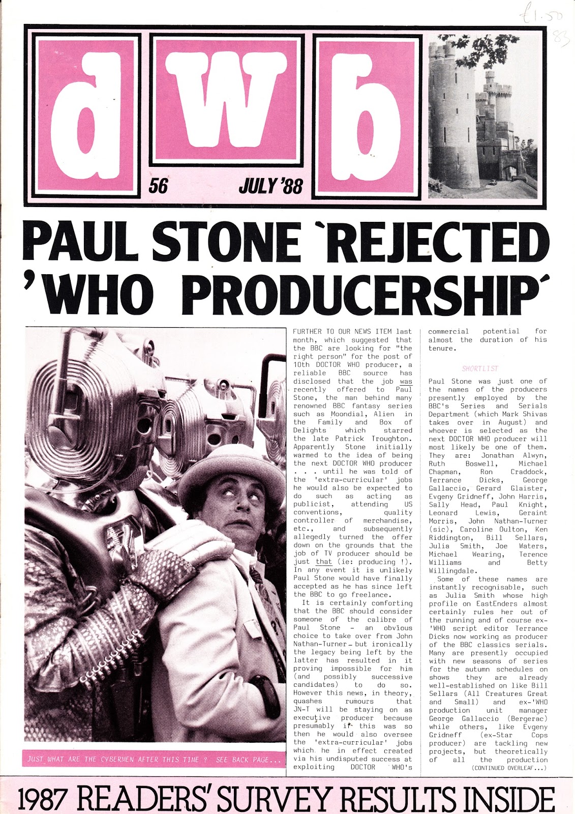 STARLOGGED - GEEK MEDIA AGAIN: 1988: DWB ISSUE 56