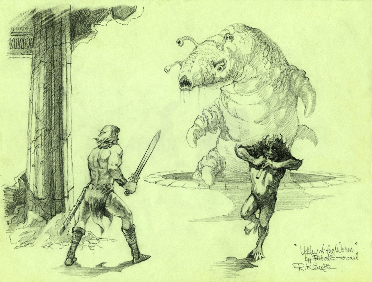 Cap'n's Comics: Valley Of The Worm by Robert E. Howard