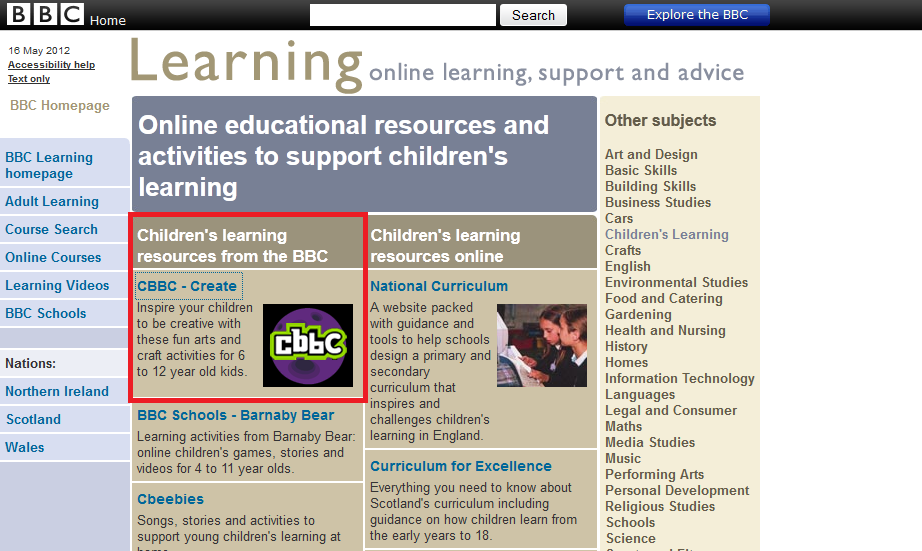 Vull aprendre anglès: BBC children learning