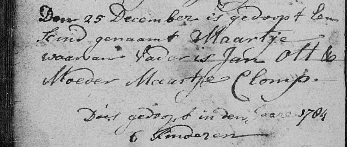 Ott ~ voorouderonderzoek: Jan Ott te Wognum