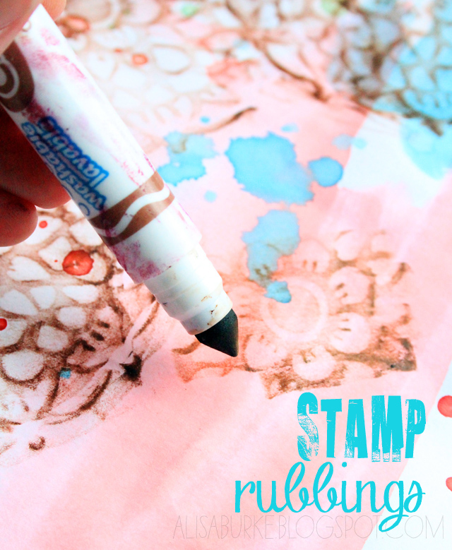 alisaburke: stamp rubbings