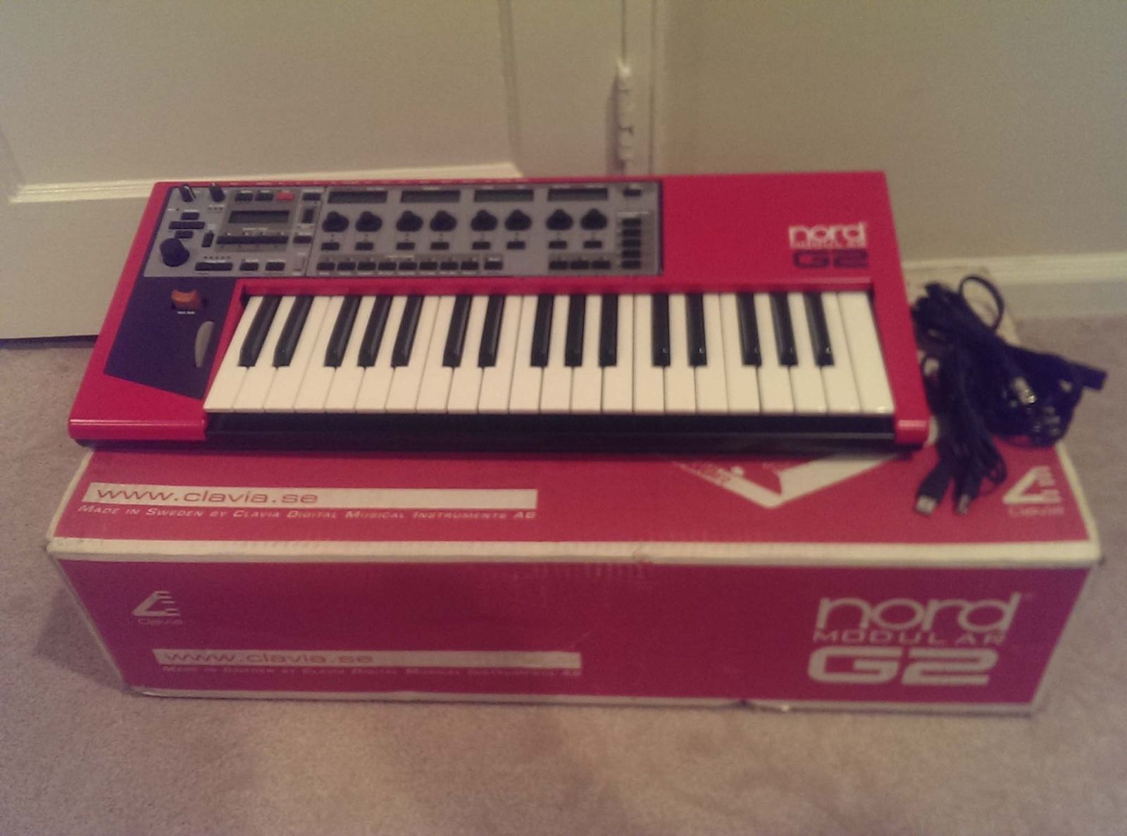 MATRIXSYNTH: Clavia Nord Modular G2 with Original Box & Expansion Card