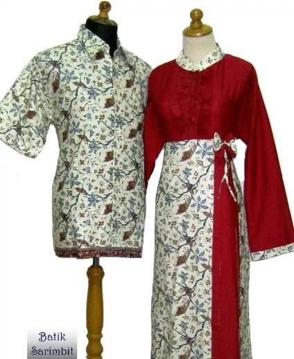 10 Model Baju Batik Sarimbit Modern Terbaru 2020