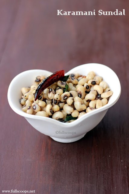 Karamani Sundal ~ Full Scoops - A food blog with easy,simple & tasty ...