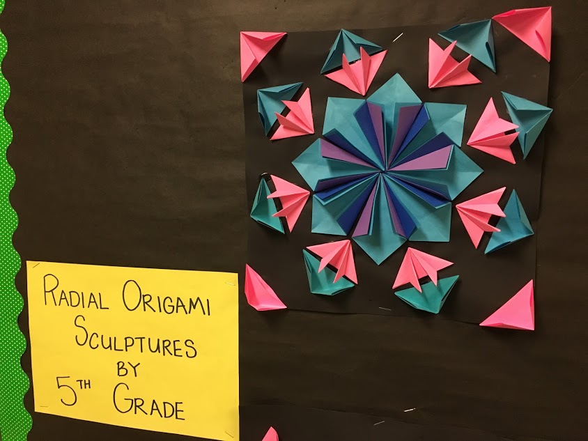 The Art Room At St.Elizabeth Parish School: 5th Grade: Radial Origami ...